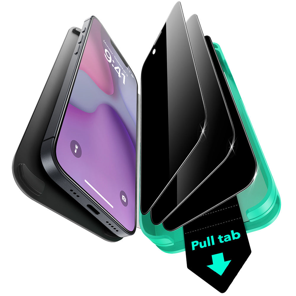 High-Grade Tough iPhone 16e Privacy Screen Protector | ESR