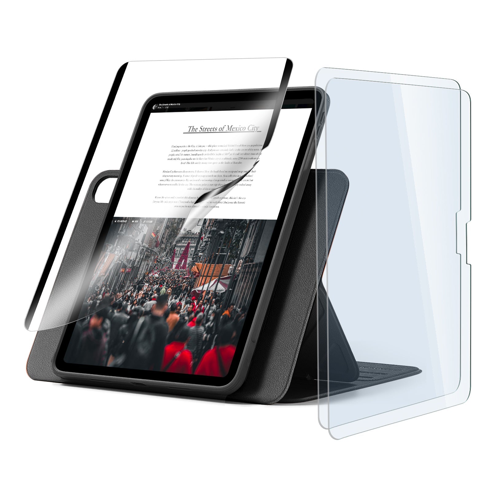 iPad Air 13 Stand Case with Screen Protector - ESR